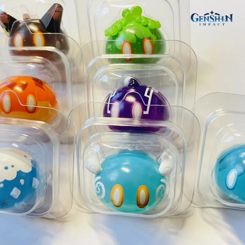 Genuine-Genshin-Impact-Blind-Boxes-Mini-Figure-Slime-Family-Mystery-Bag ...