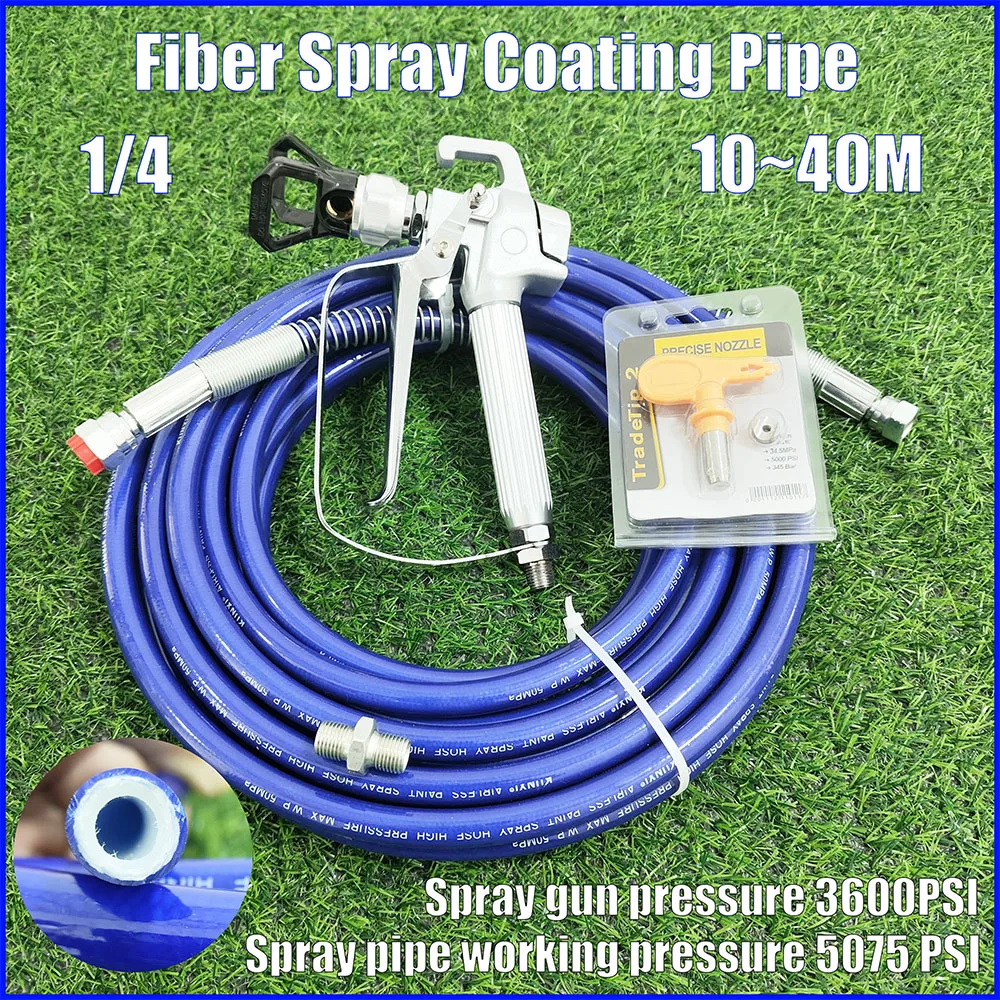 Airless-Spray-Paint-Hose-Kit-Hose-1-4-BSP-7250PSI-High-Pressure-Double ...