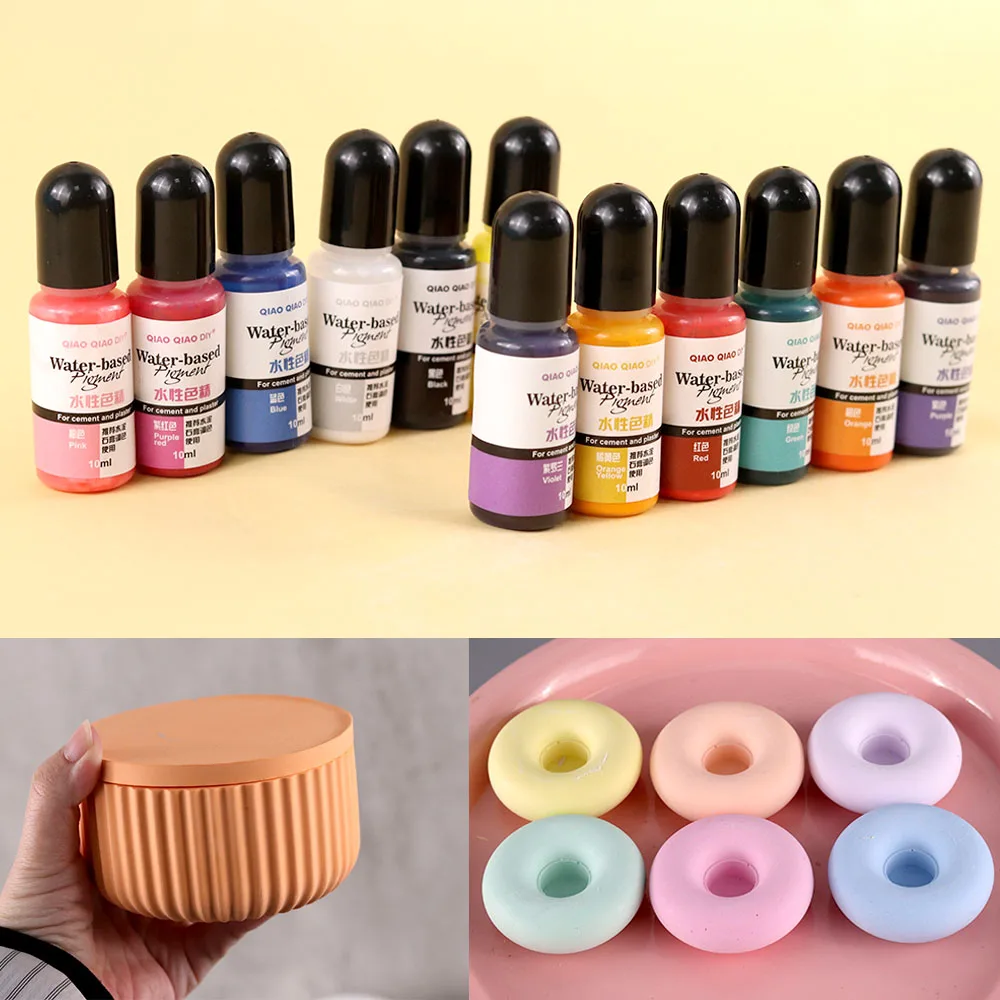 10ml-Water-based-Color-Essence-Gypsum-Cement-DIY-Planter-Pigment-Color ...