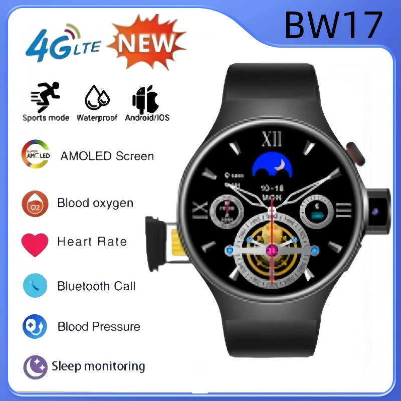 Reloj inteligente BW17 con pantalla AMOLED de 1,5 pulgadas, Bluetooth ...
