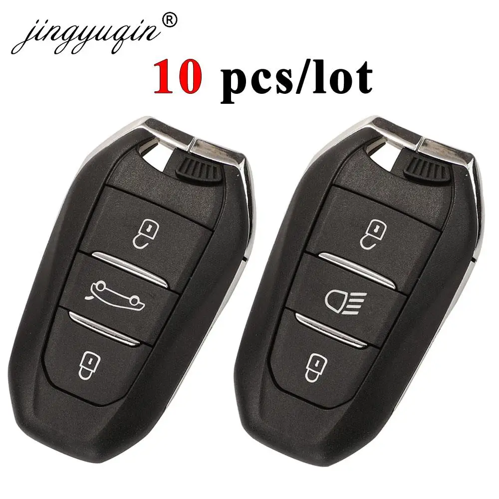 jinyuqin-10pcs-Car-Remote-Smart-key-Shell-for-Peugeot-308-408-508-2008 ...