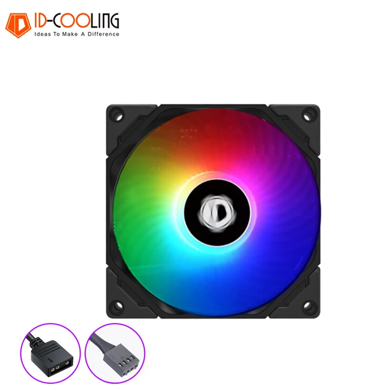 Id Cooling Slim Fan | 5v Argb Cooling Fan | Id Cooling Rgb Fan | Id ...