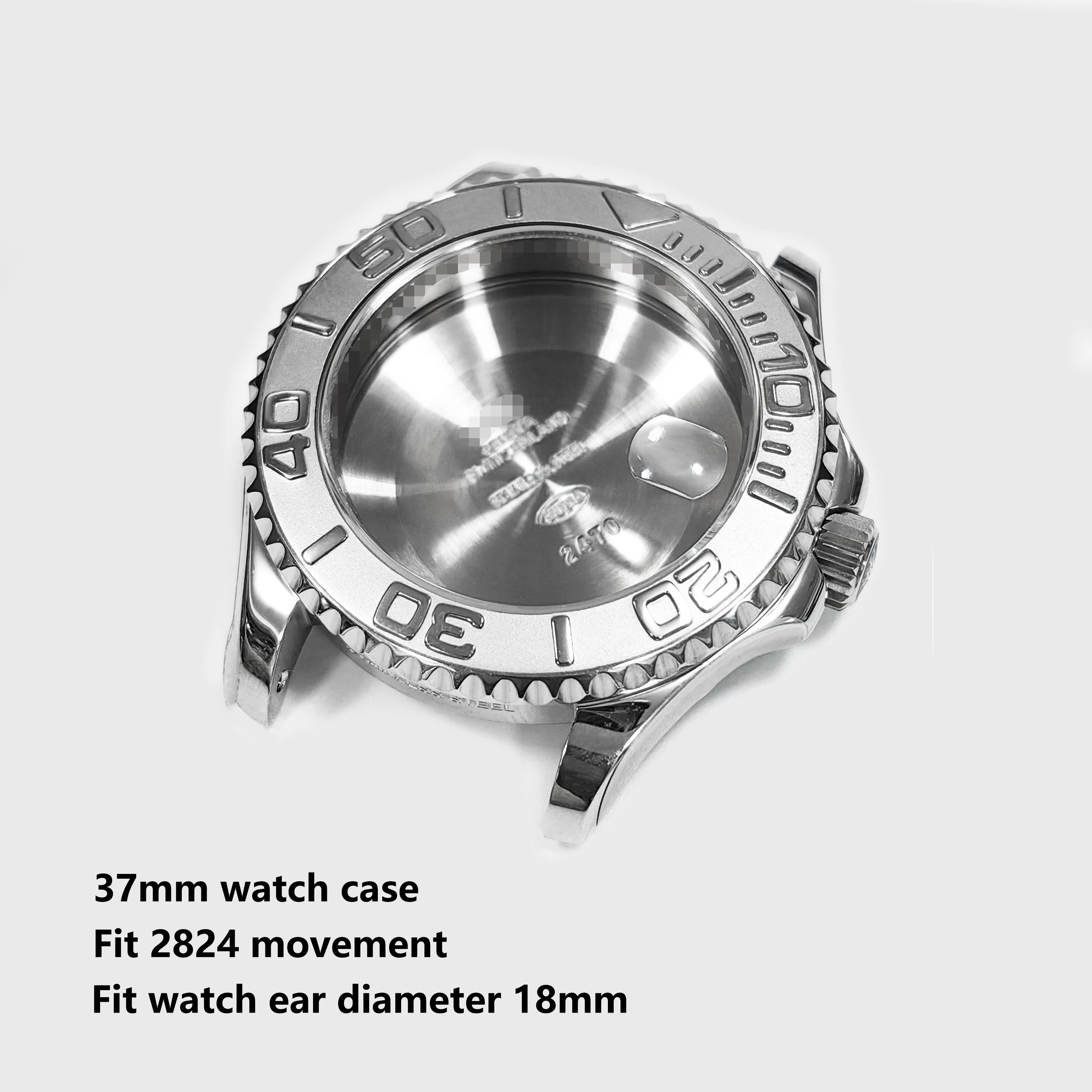 Watch accessories 37mm YM case suitable for 2824 movement suitable for ...