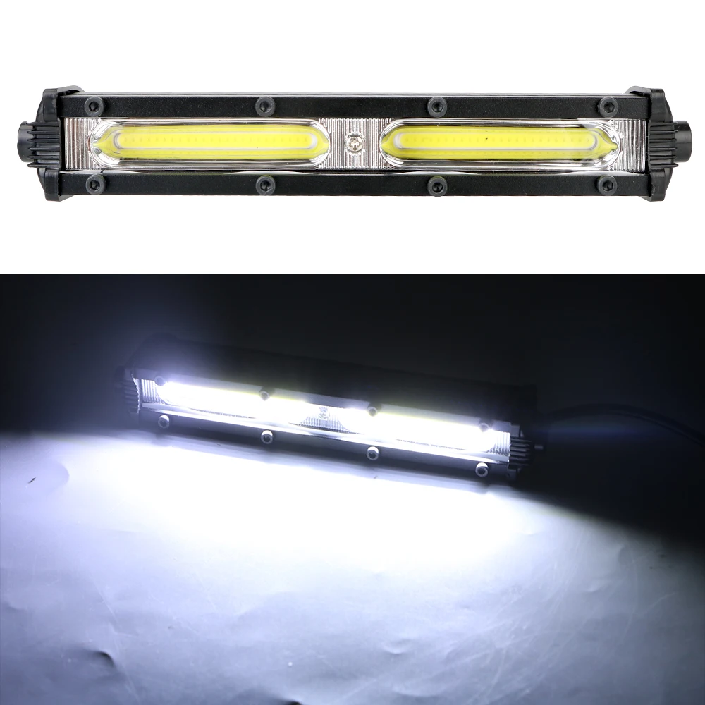 Super-Bright-LED-Headlight-12V-Spotlight-6500K-Strip-Light-Car-LED-Work ...