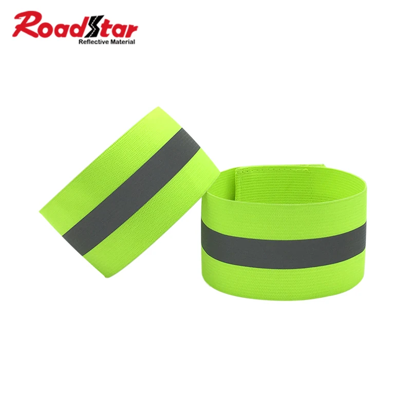 Roadstar 2PCS Reflective Bands for Wrist Arm Ankle Leg Reflector ...