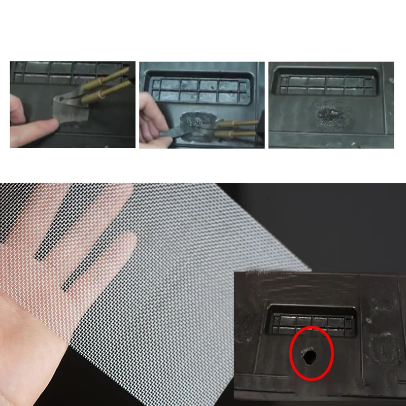 Car-Bumper-Stainless-Steel-Repair-Net-Plastic-Crack-Repair-Hole ...