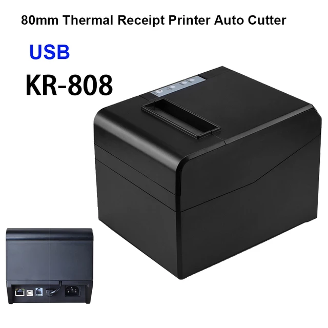 80mm 300m/s Thermal Receipt Printer POS Billing Printer Wireless WIFI/Bluetooth Printer Auto ...