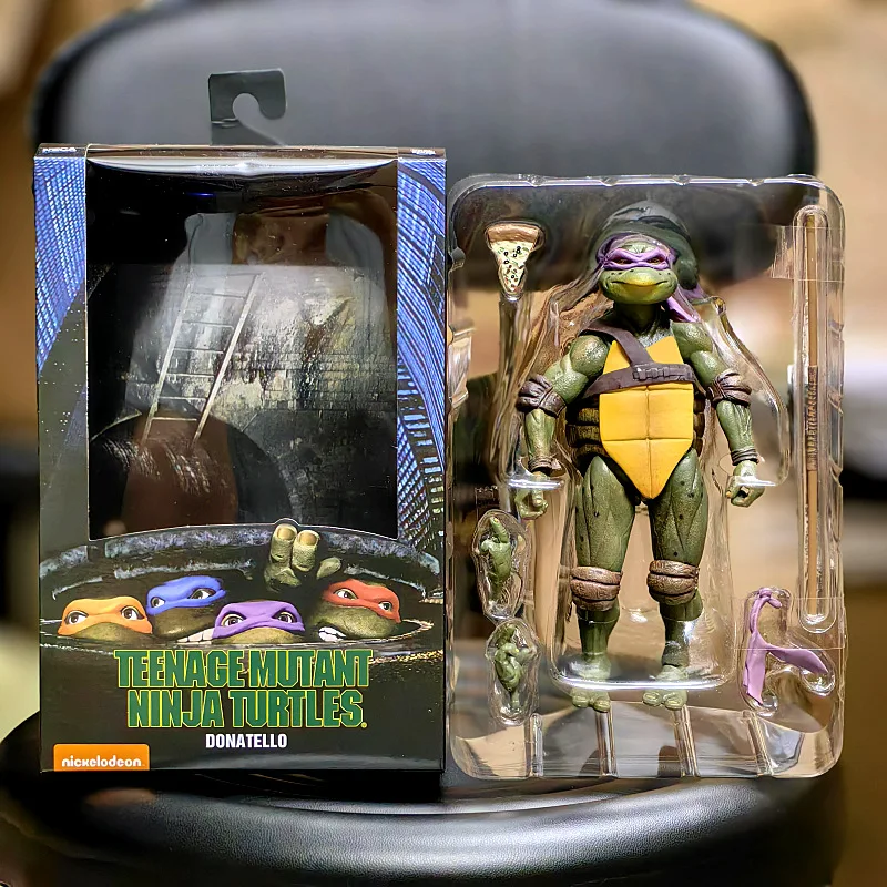 18cm Turtle Figures Raph Mikey Leonardo Donatello Action Figure Neca ...