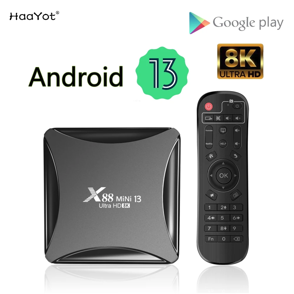 HaaYot-X88-MINI-13-TV-Box-Android-13-8K-Dual-Band-Wifi-Video-Output-4K ...