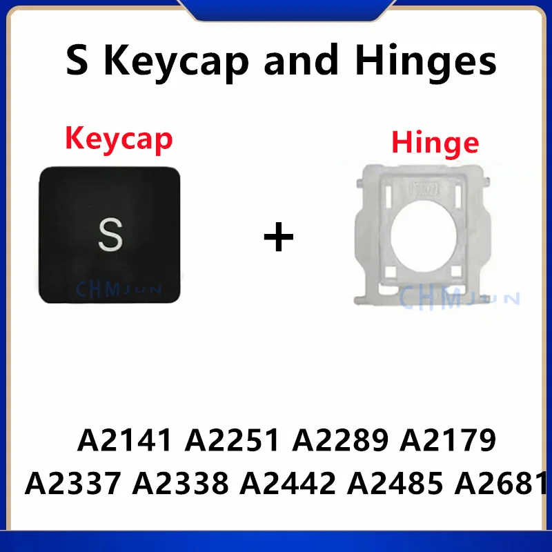 Replacement Individual S Key Cap and Hinges for MacBook Pro/Air A2141 ...
