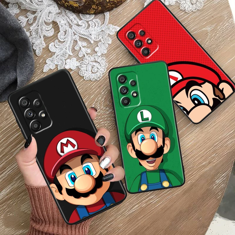 Super-Mario-Cartoon-Cute-For-Samsung-A53-A52-A33-A32-A51-A71-A21S-A13 ...