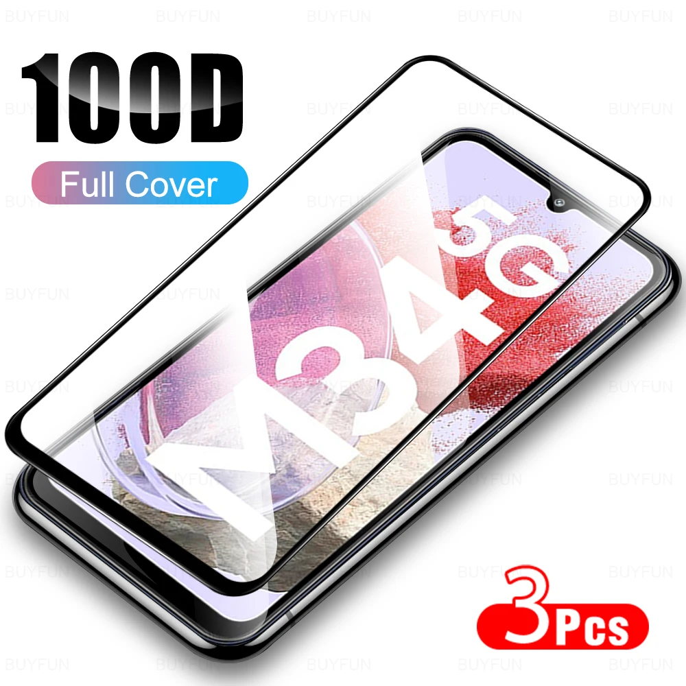 3PCS-Full-Cover-Black-sealing-edge-Screen-Protector-For-Samsung-Galaxy ...