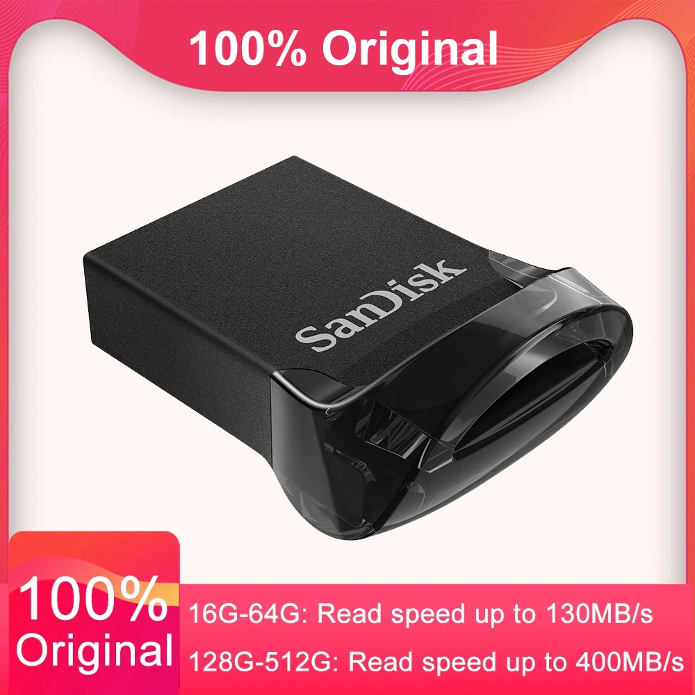 SanDisk-CZ430-Ultra-Fit-32GB-16GB-USB-3-1-256GB-512GB-Flash-Drive-Read ...