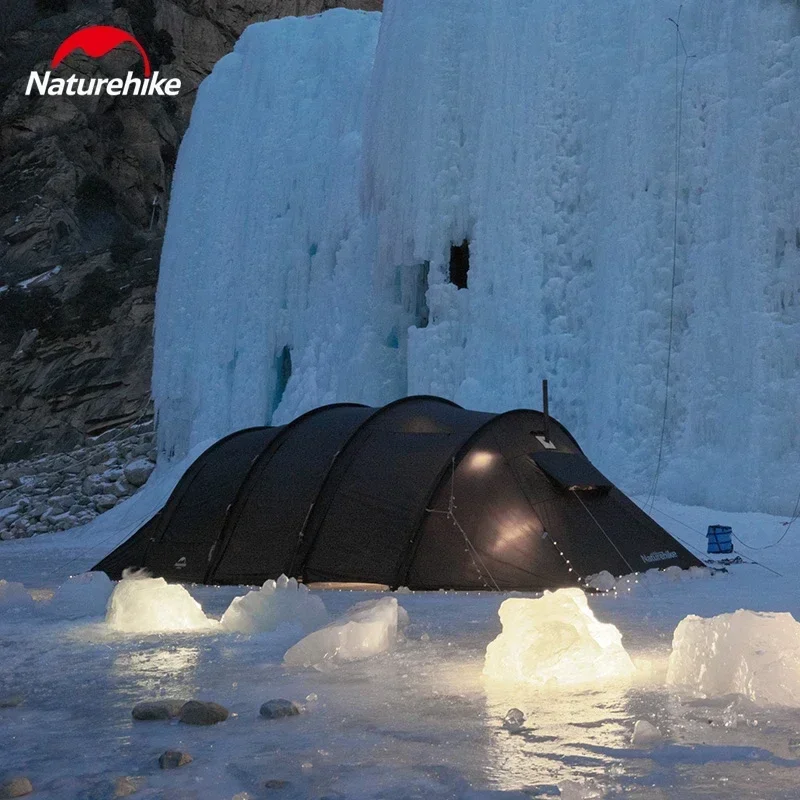 Naturehike-Cloud-Vessel-Tunnel-Tent-4-Season-With-Snow-Skirt-Tarp ...
