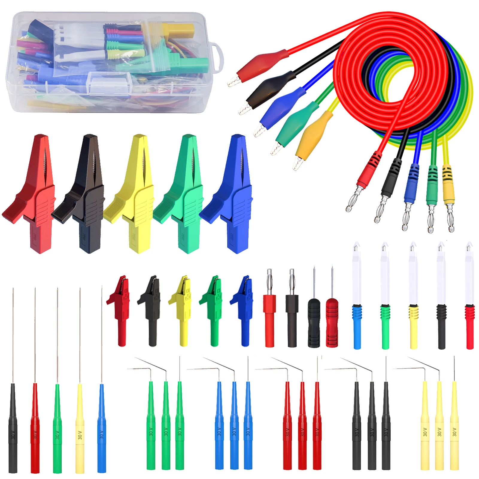 JXSINONE-Back-Probe-Kit-para-Mult-metro-Test-Leads-S-rie-P1920D-Jacar ...