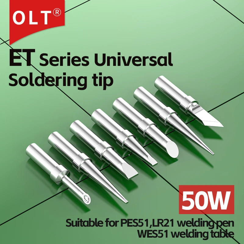 ET-Soldering-Iron-Tips-For-weller-WES50-WES51-WESD51-Soldering-Station ...