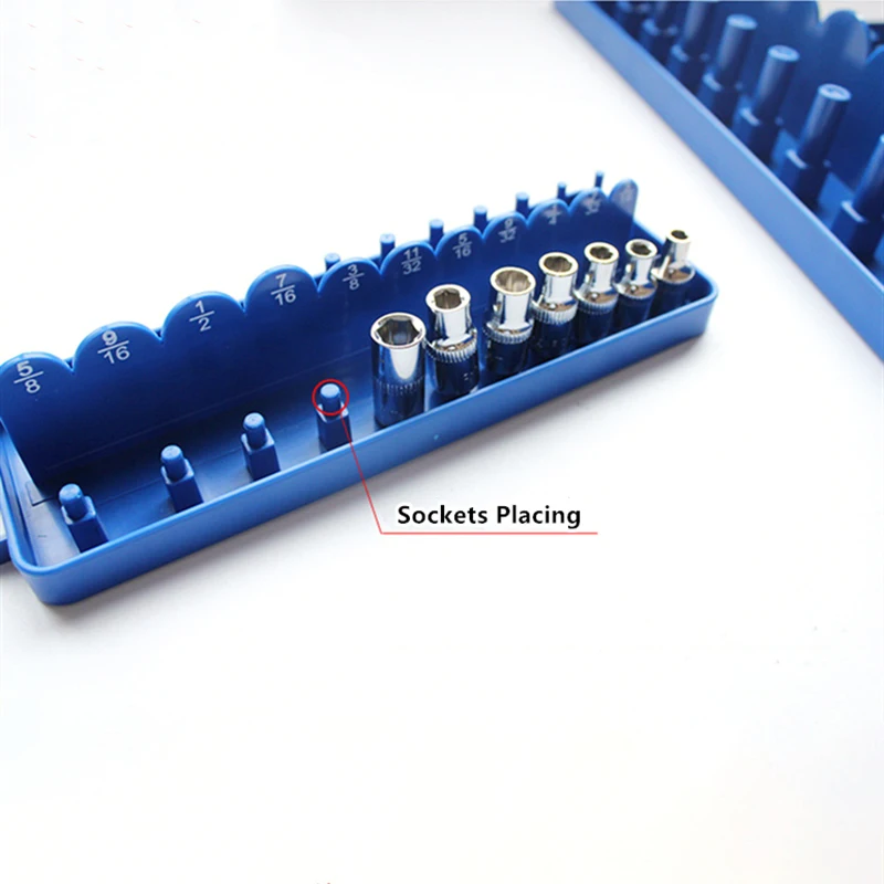 Metric Socket Wrench Head Storage Organizer, Bandeja de soquete de ...