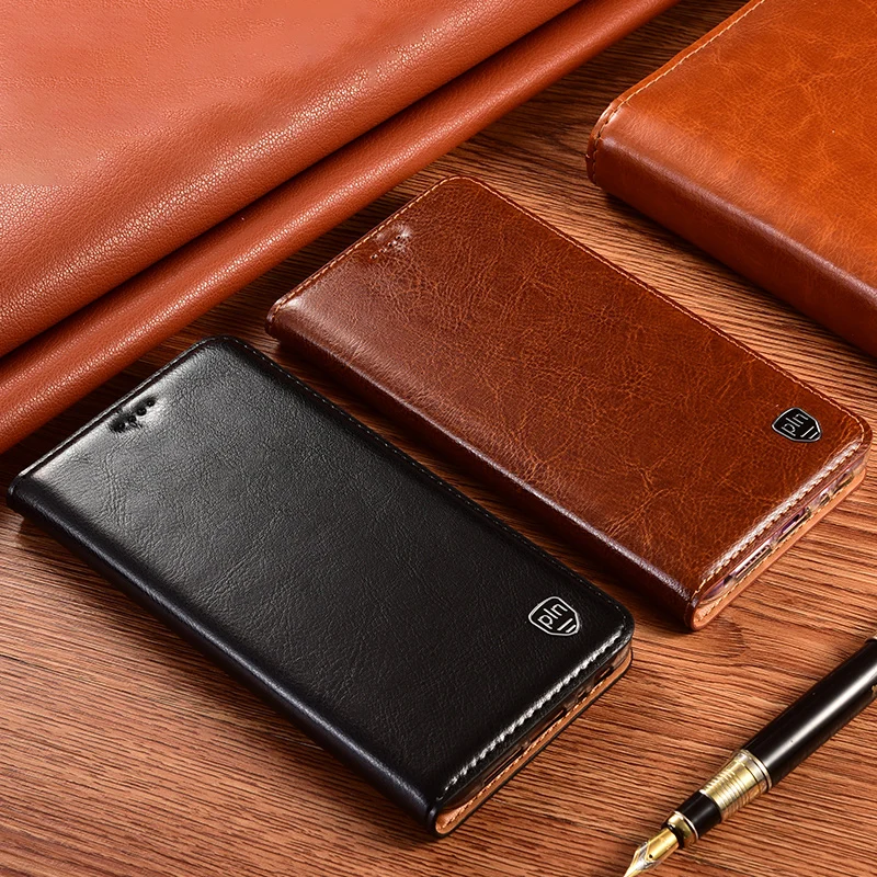 Luxury-Cowhide-Genuine-Leather-Case-Cover-For-OPPO-Find-X2-X3-X5-Lite ...