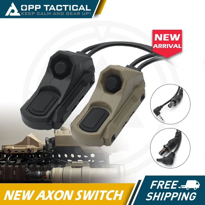 Tactical Hunting GBRS AXON Dual Button Switch for Crane Laser Pointer ...