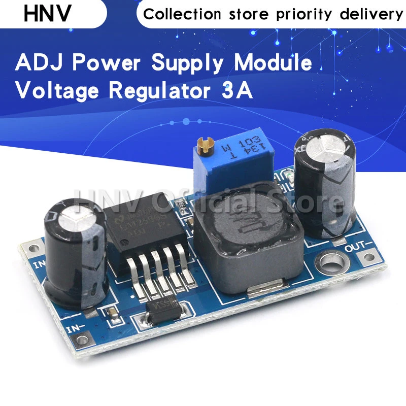 LM2596 LM2596S ADJ Power supply module DC DC Step down module 5V/12V/24V adjustable Voltage ...