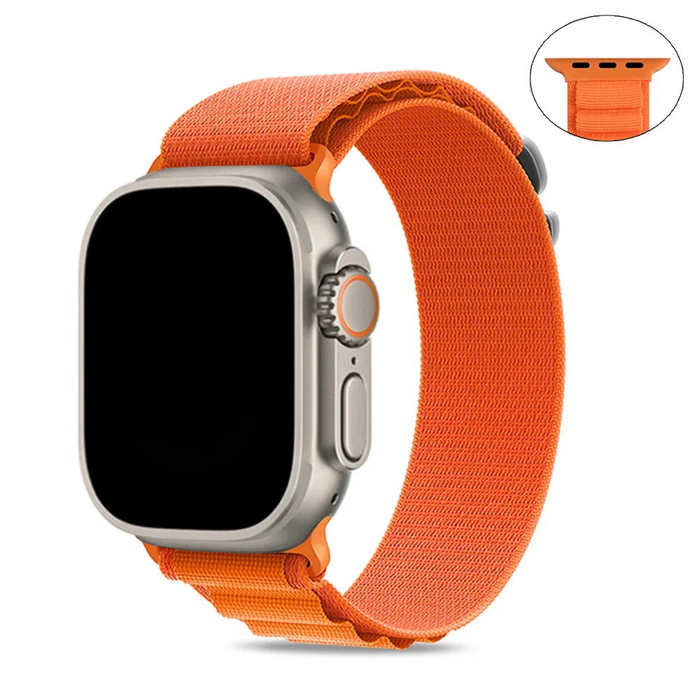 Alpine loop correa para Apple watch Ultra band 49mm 44mm 40mm 45mm 41mm ...