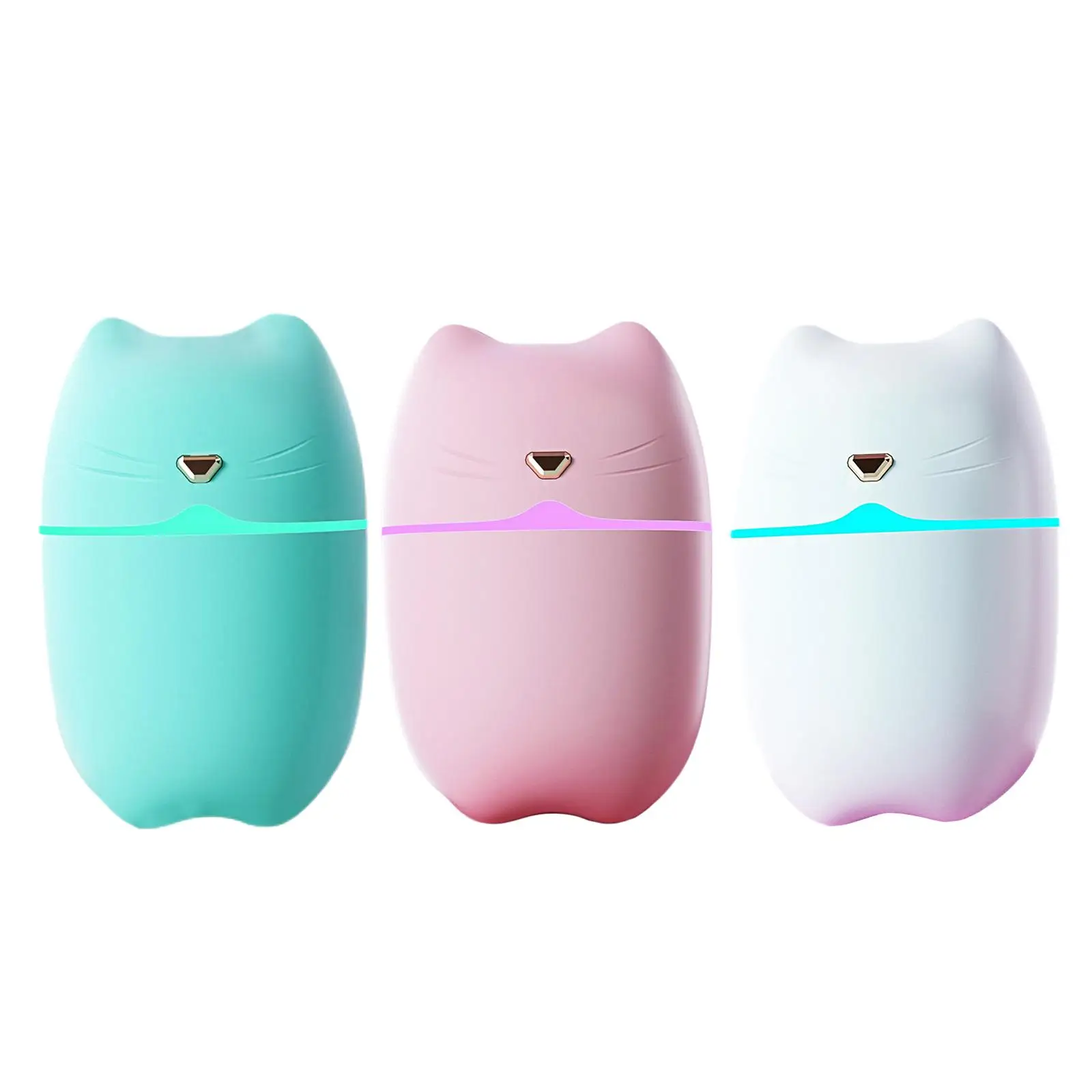 Compact-260ml-Cat-Ear-Design-Small-Air-Humidifier-Mist-Diffuser-Two ...