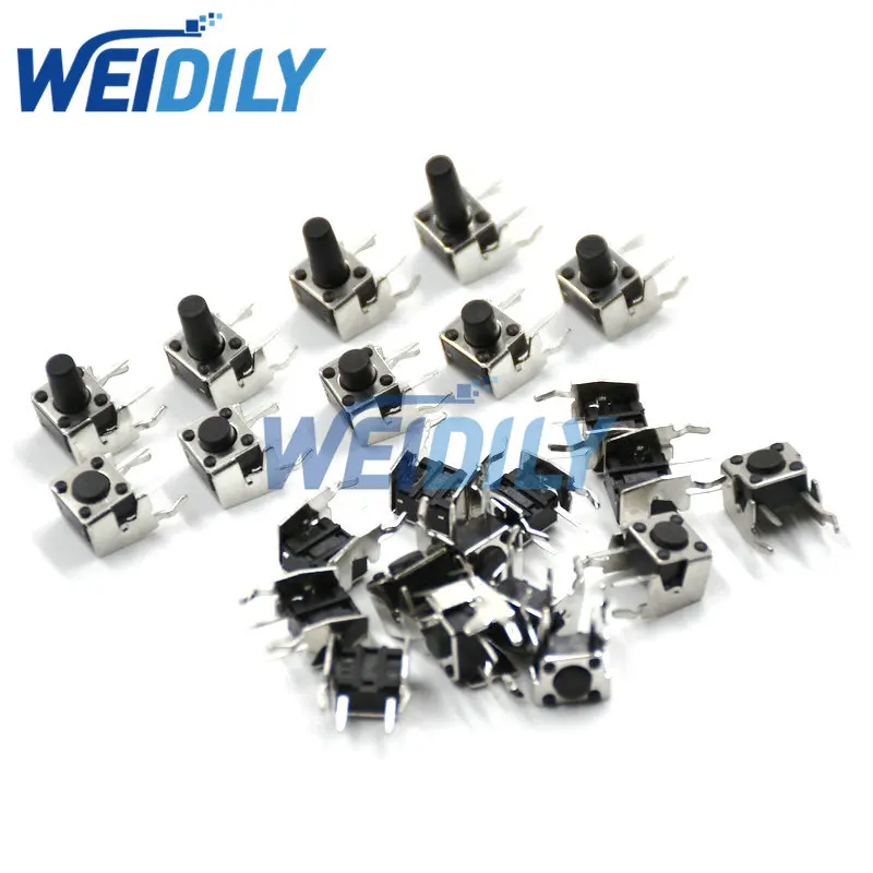 20PCS-Momentary-Tactile-Tact-Push-Button-Switch-Right-Angle-Horizontal ...
