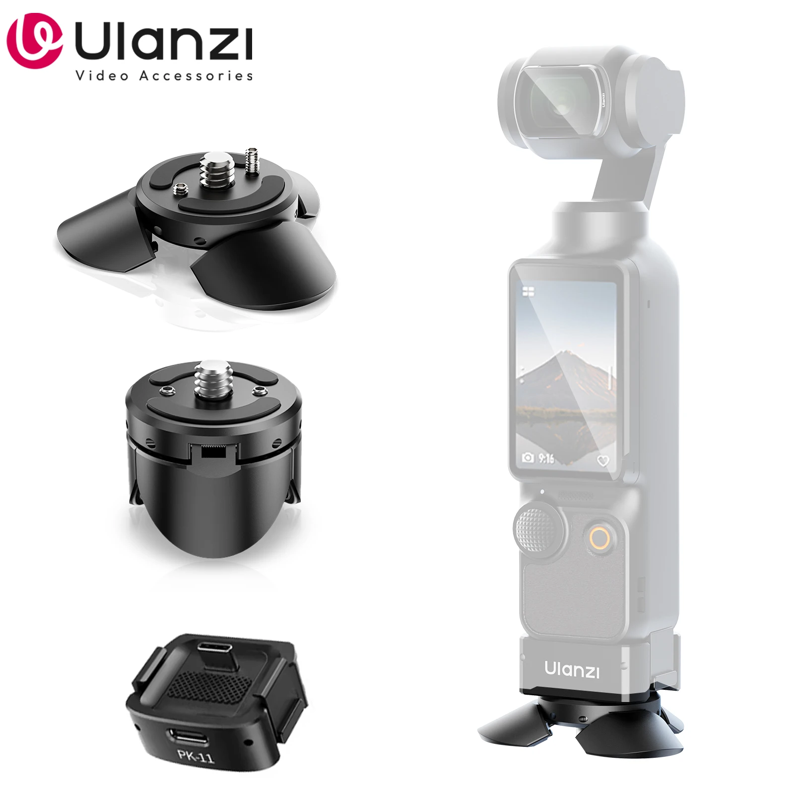 Ulanzi-PK-08-Osmo-Pocket-3-Mini-Tripod-Kiti-Arri-Yerle-tirme-Taban-DJI ...