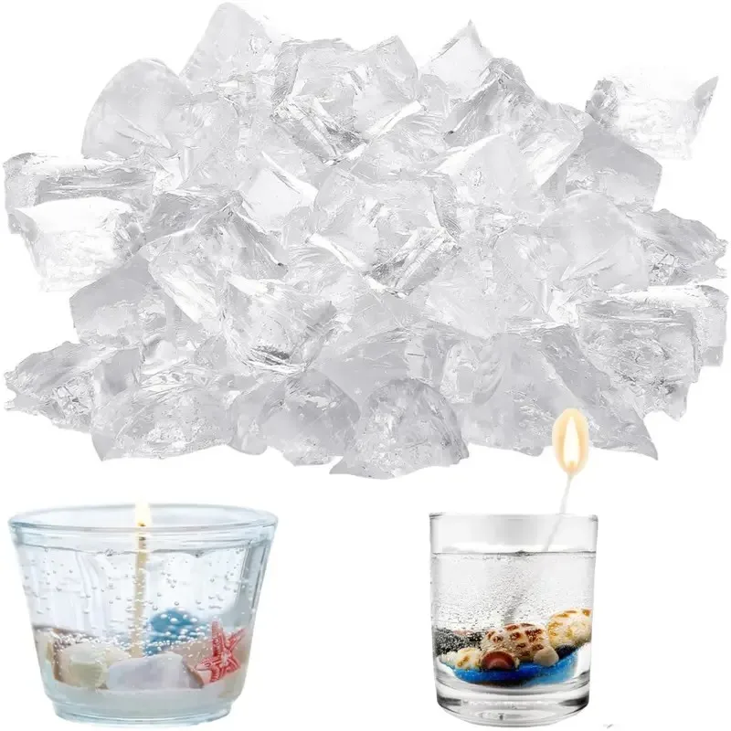 500g Transparent Jelly Wax - DIY Candle Making Kit, Gel Wax for ...