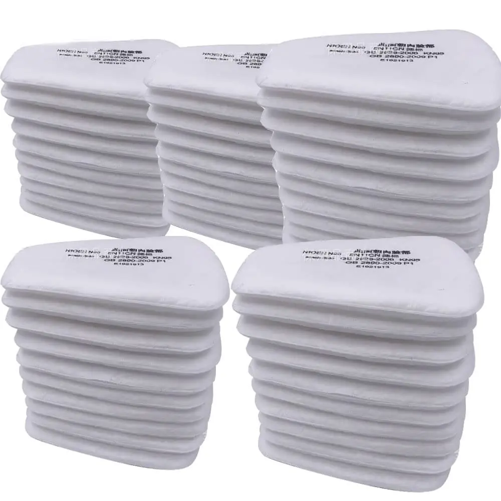 Dustproof 5N11 Cotton Filters 5P71 501 for 3M 6001 6002 6004 Cartridge ...