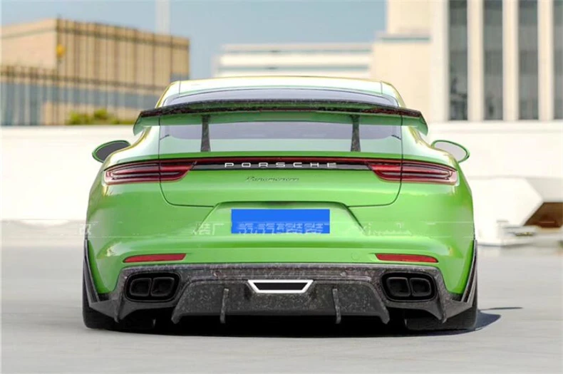 High Quality Real FORGE Carbon Fiber Spoiler For Porsche Panamera 971 ...