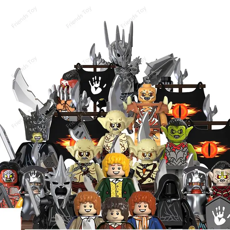 Hobbits Elfen Zwerge Orks Ringwraith Sauron Herr der Ringe mittelalter ...