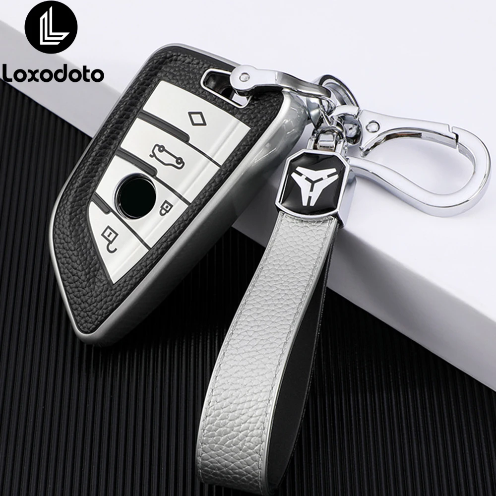 TPU Leather Key Case Cover Wallet for BMW F46 F30 X1 F48 F10 X4 G02 F20 ...