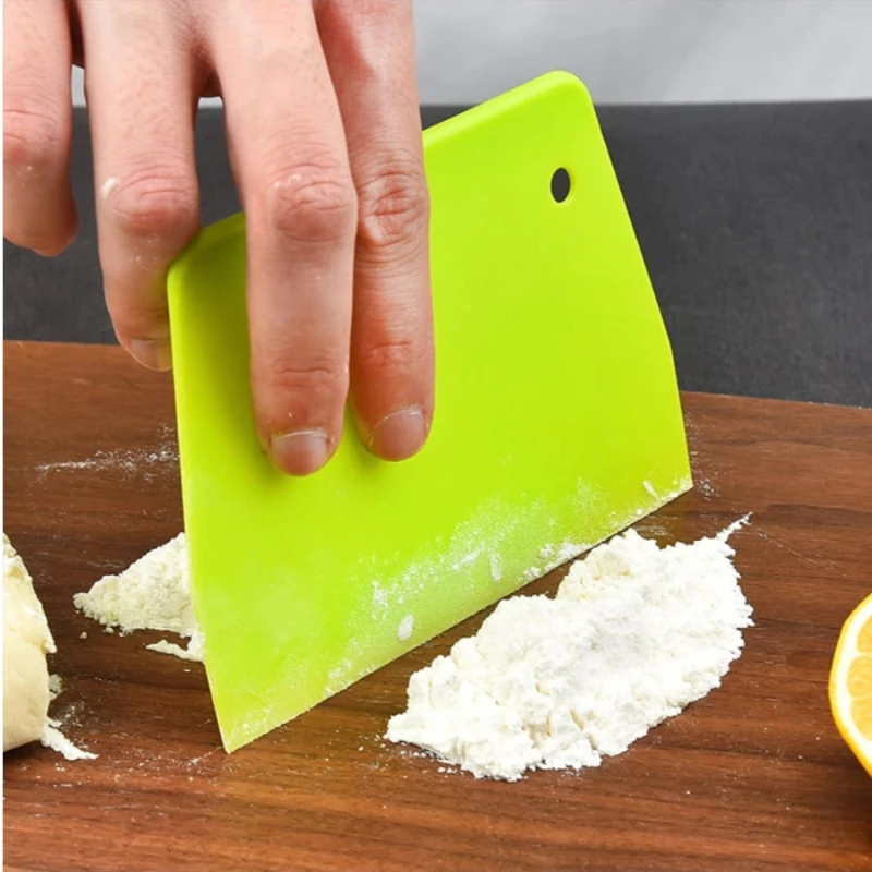 1pc-Plastic-Cake-Cream-Spatula-Dough-Butter-Batter-Scraper-Baking-Tools ...