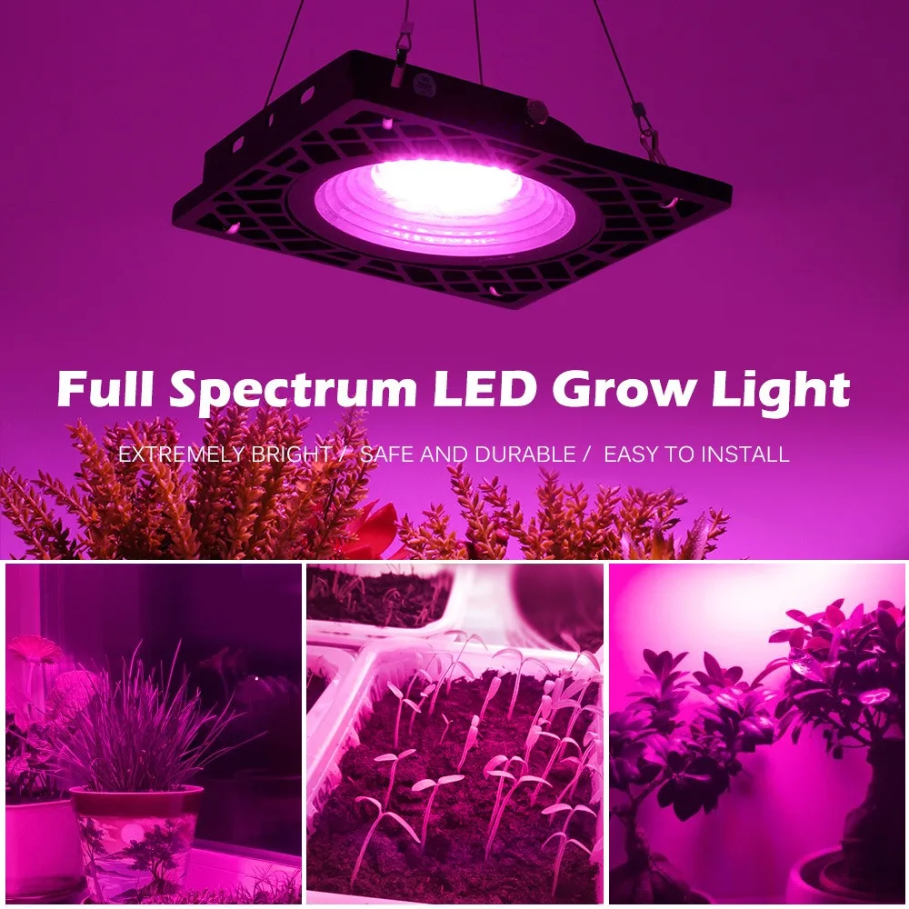 50W Full Spectrum AC220V LED plant Grow light Waterproof Greenhouse ...