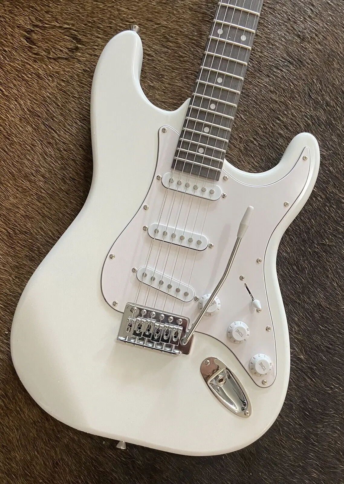 Guitarra Eléctrica Stratocaster blanca olímpica Sin marca| | - AliExpress