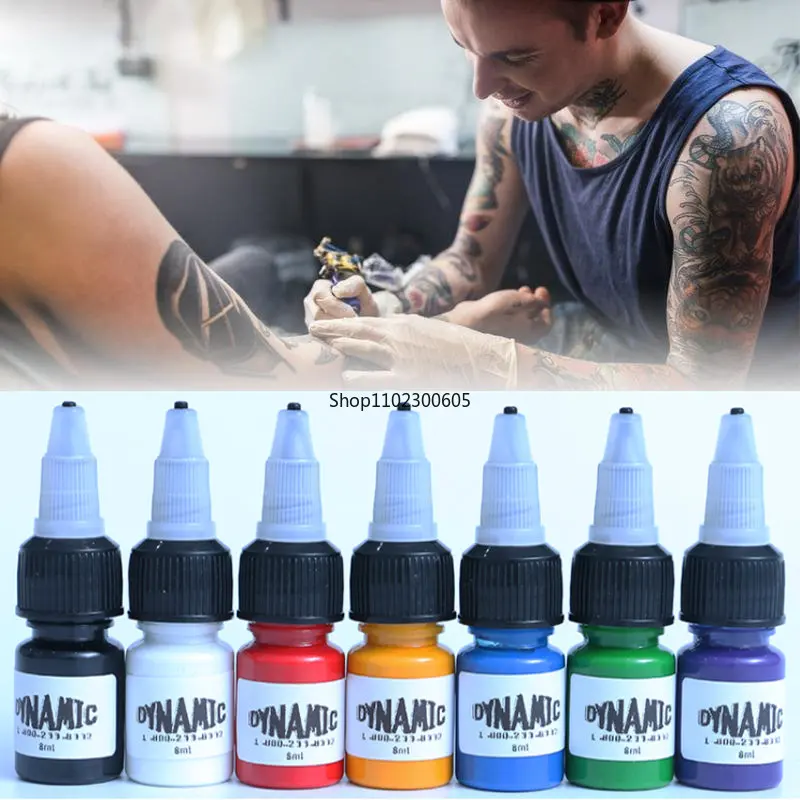 Tattoo-Ink-14Colors-8ml-Professional-TattooInk-for-Body-Art-Natural-Plant-Micropigmentation ...