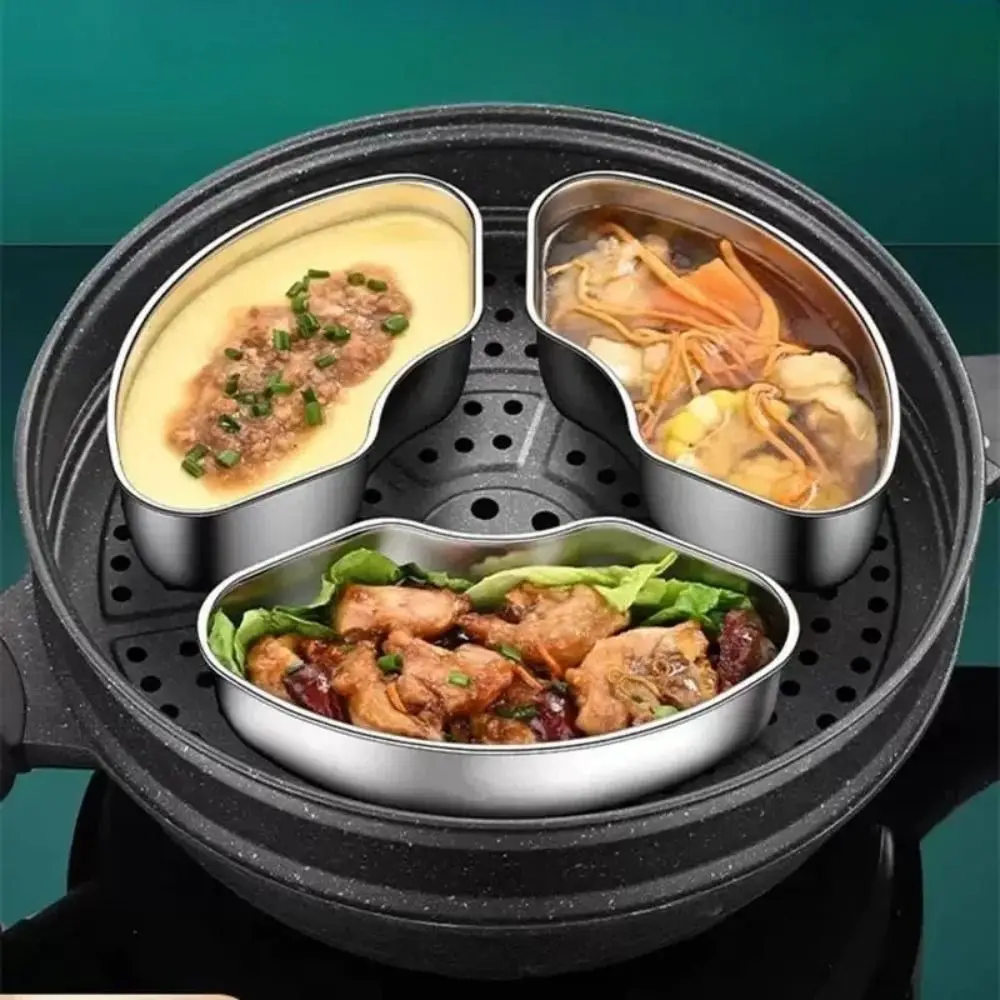 3pcs-Stainless-Steel-Fan-shaped-Steaming-Grid-Rice-Cooker-Steaming-Cup ...