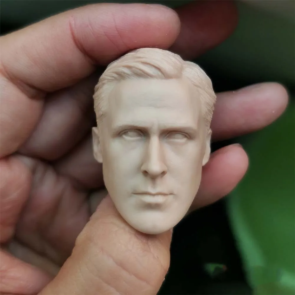 1-6-Ryan-Gosling-Male-Head-Sculpture-Carving-Unpainted-Singer-Star ...