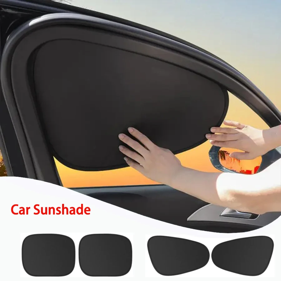 Car Sunshade, Car Side Window Sunshade Cover Inside Electrostatic ...