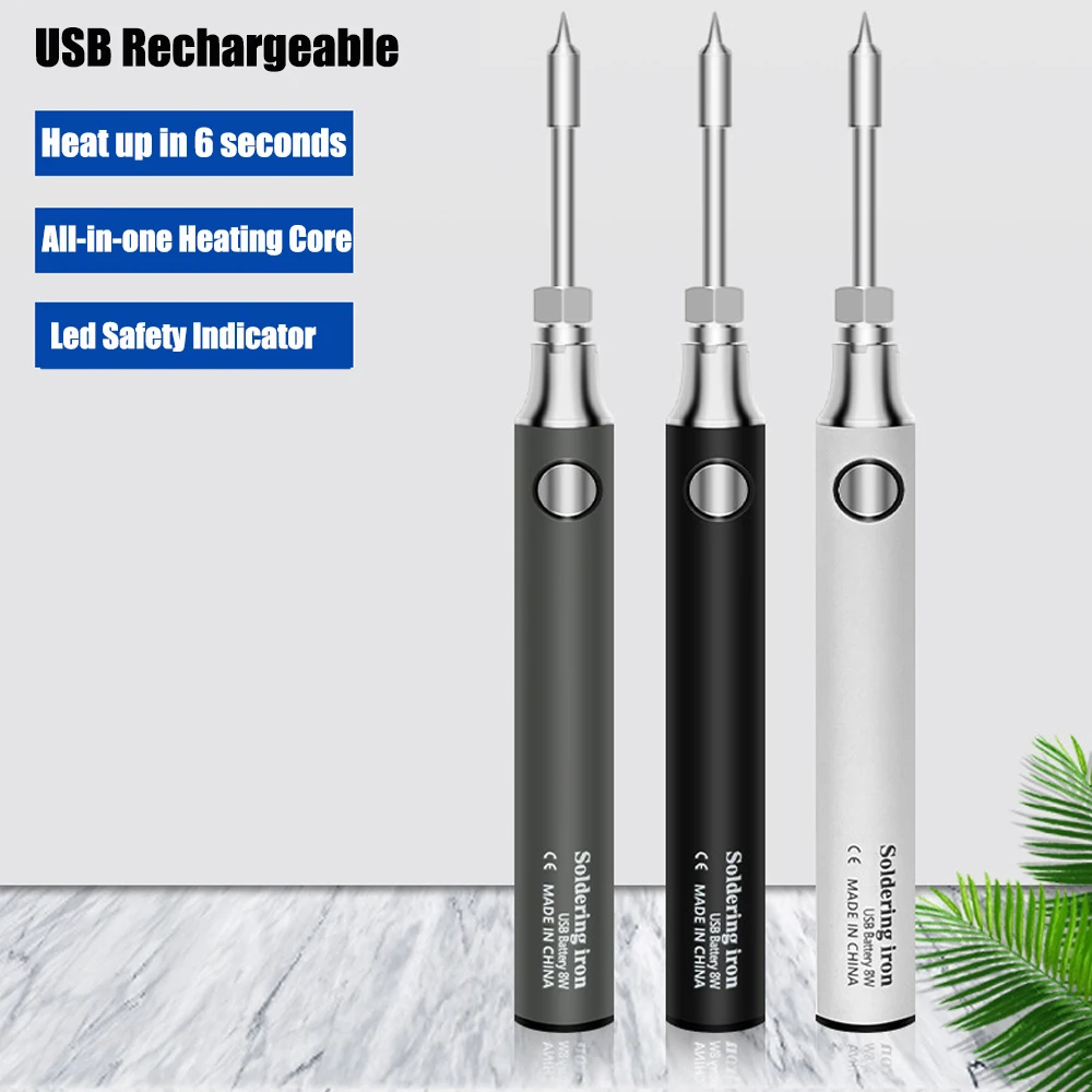 Usb Vezeték Nélküli Töltés Elektromos Forrasztó Vas Ón Hordozható ...