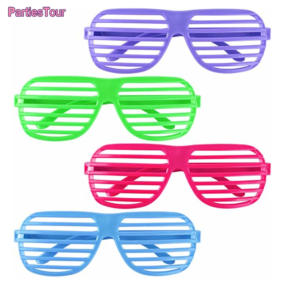 1pc Shutter Brille 80s 90s Retro Thema Geburtstag Dekorationen Shades ...