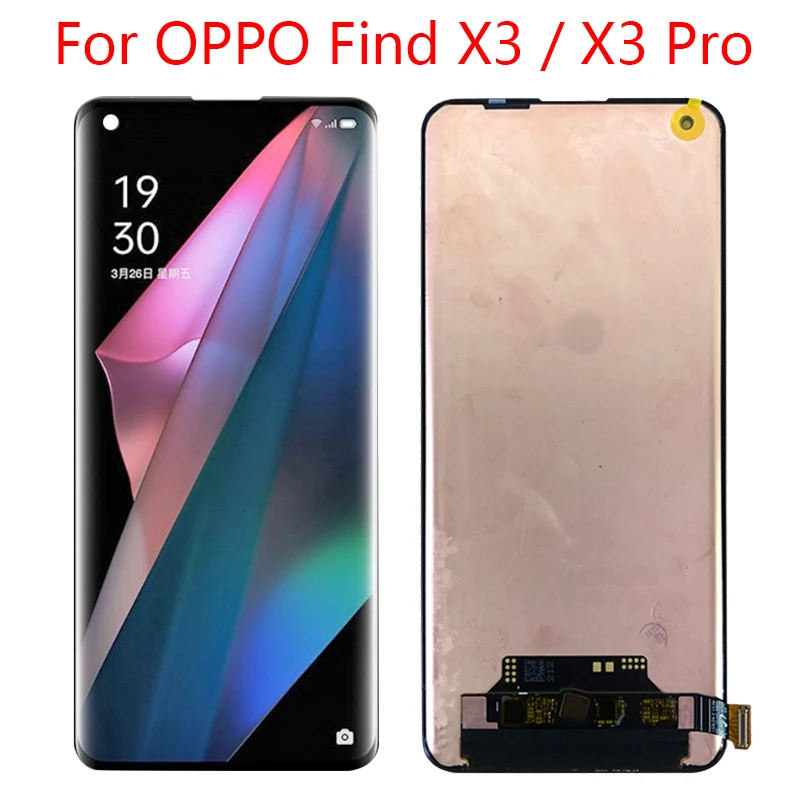 AMOLED-For-OPPO-Find-X3-Pro-X3Pro-CPH2173-PEEM00-LCD-Display-Touch ...