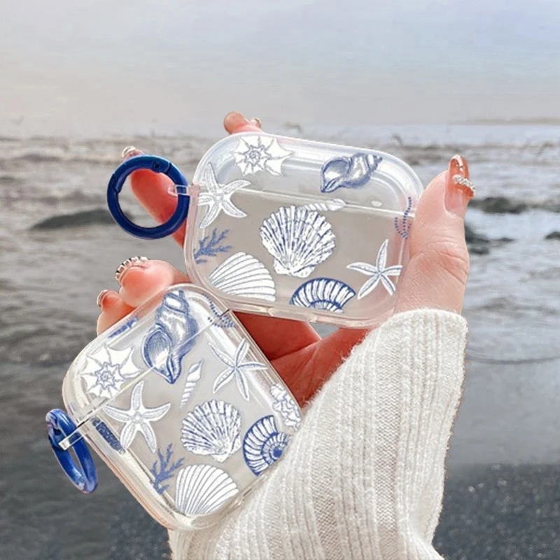 Marine-Style-Shell-Conch-Airpods-Case-for-Airpod-1-2-3-Pro-Pro2-2022 ...