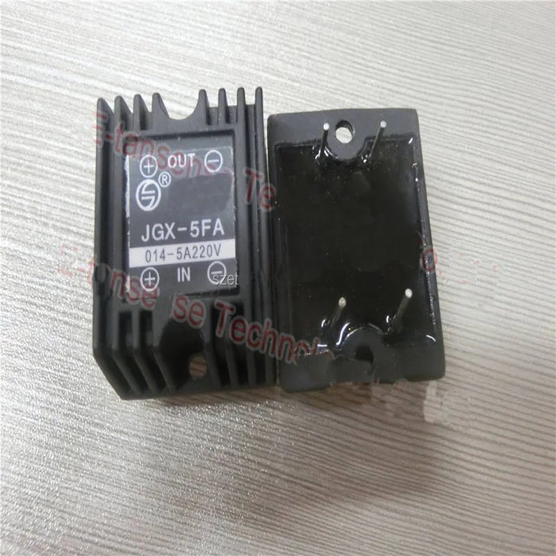 Solid State Relay 10PCS/Lot JGX-5FA 014 5A 220V DC Solid State DC Solid ...