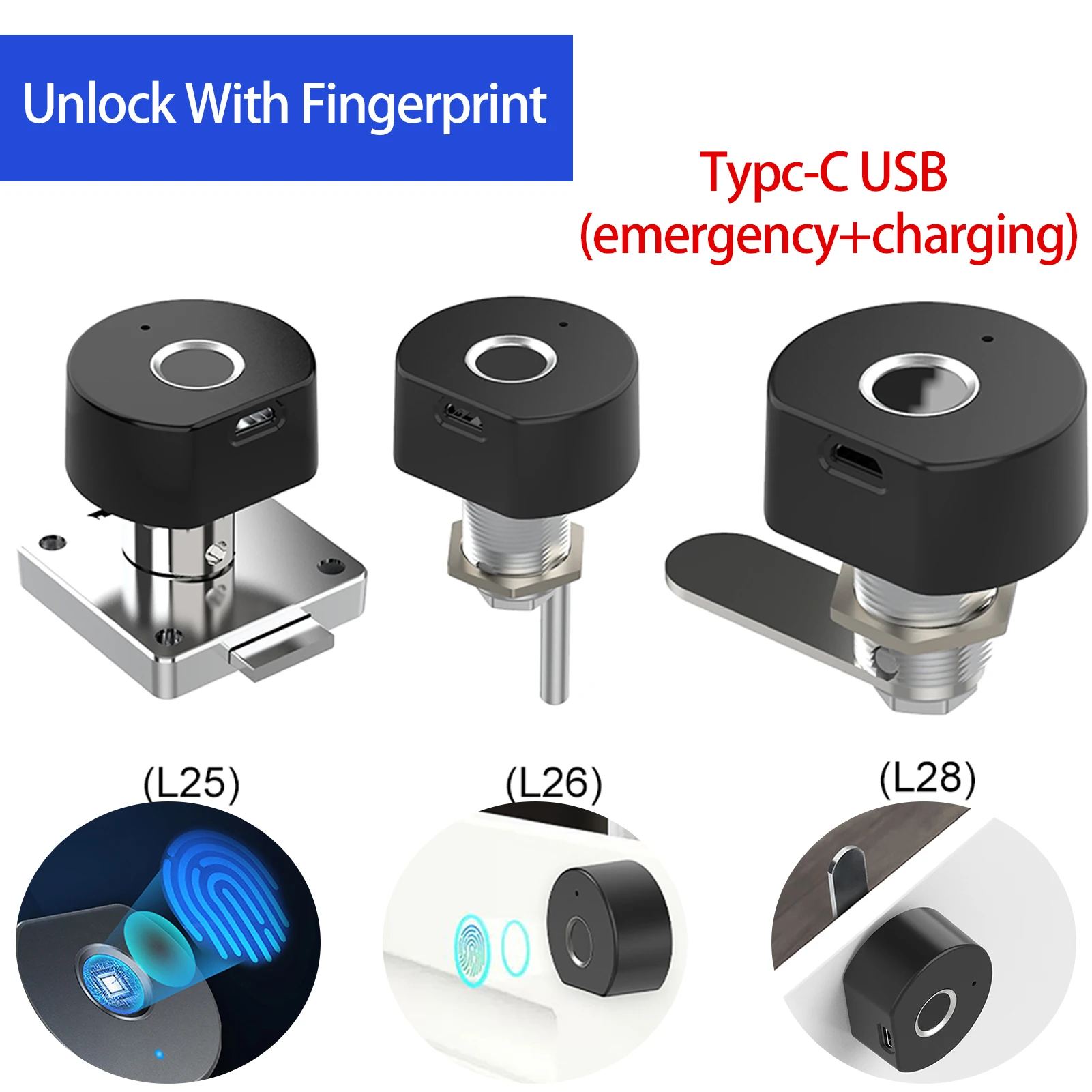 Drawer-Intelligent-Electronic-Fingerprint-Locks-Cabinet-Locker-Finger ...