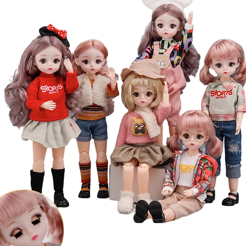 30cm-Winking-Eyes-Doll-Option-B-or-Clothes-Option-A-Princess-Doll-Gift ...