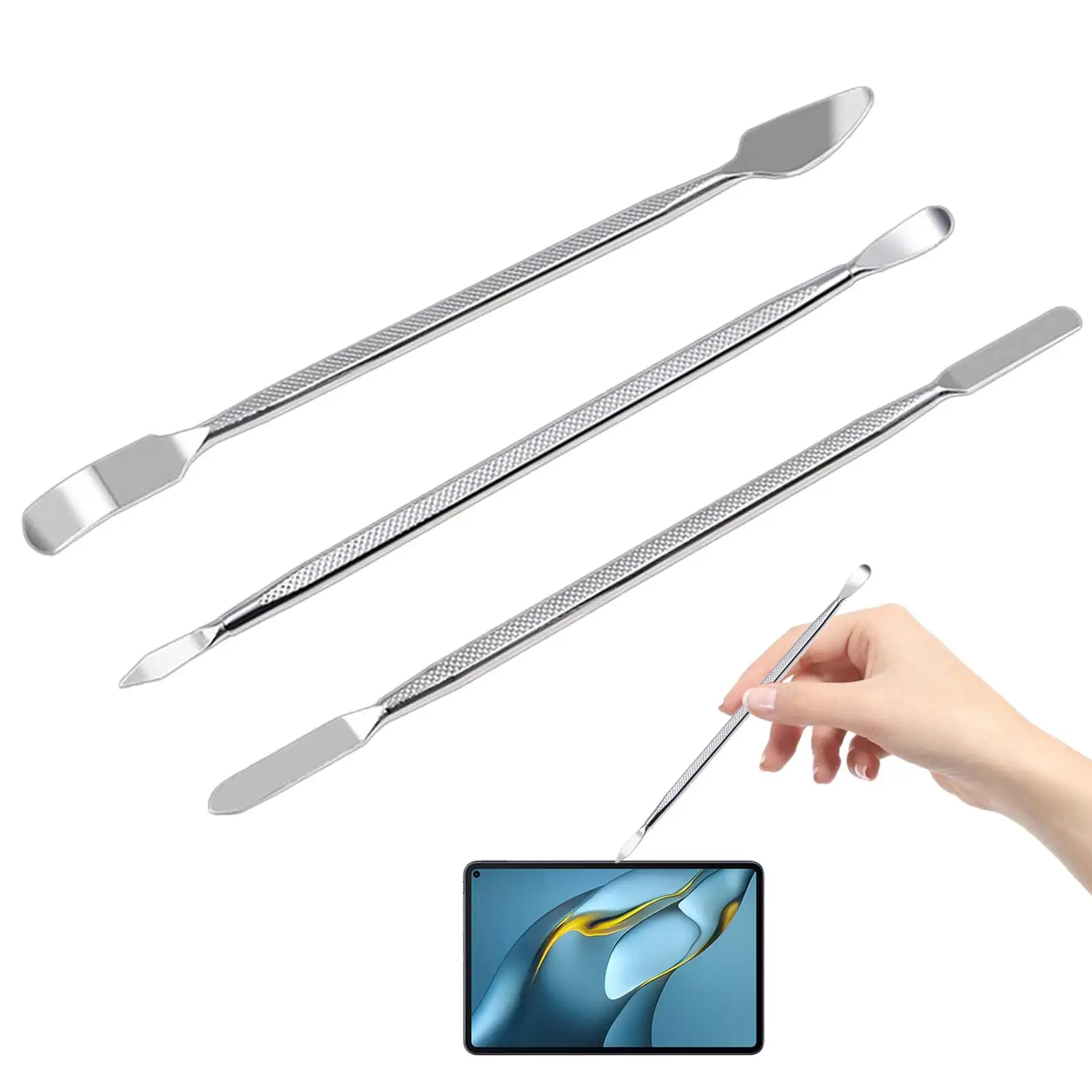 3PCS-Repair-Opening-Pry-Hand-Tool-Kit-Blade-Smart-Phone-Tablet-PC-Metal ...