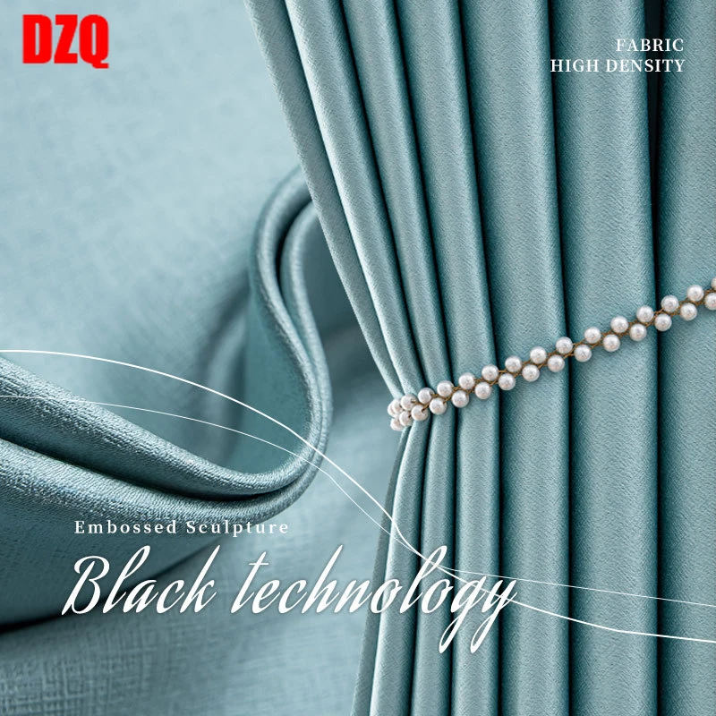 Full-Blackout-Customized-Thickened-Curtains-for-Living-Dining-Room ...