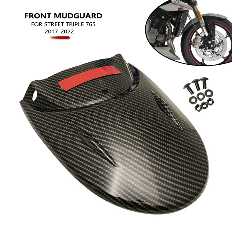 Motorcycle-Carbon-Front-Fender-Extender-Mudguard-Extension-For-Street ...
